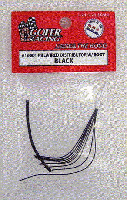 1/24-1/25 Black Prewired Distributor w/Aluminum Plug Boot Material ...