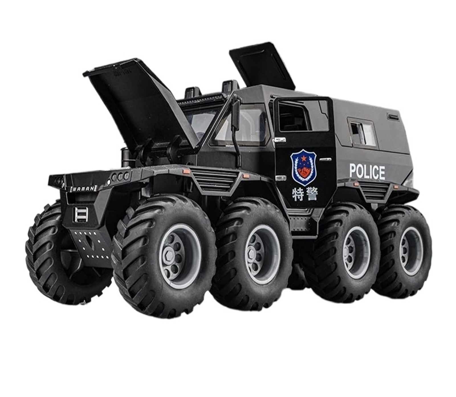 1:24 Alloy Diecast Russia Conqueror Shaman 8x8 SUV Car Model Armored ...