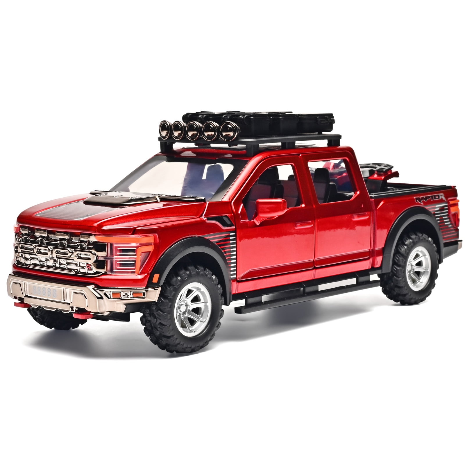 1:24 F150 SVT RAPTOR Modified Version Alloy Model Car Toy Diecasts ...