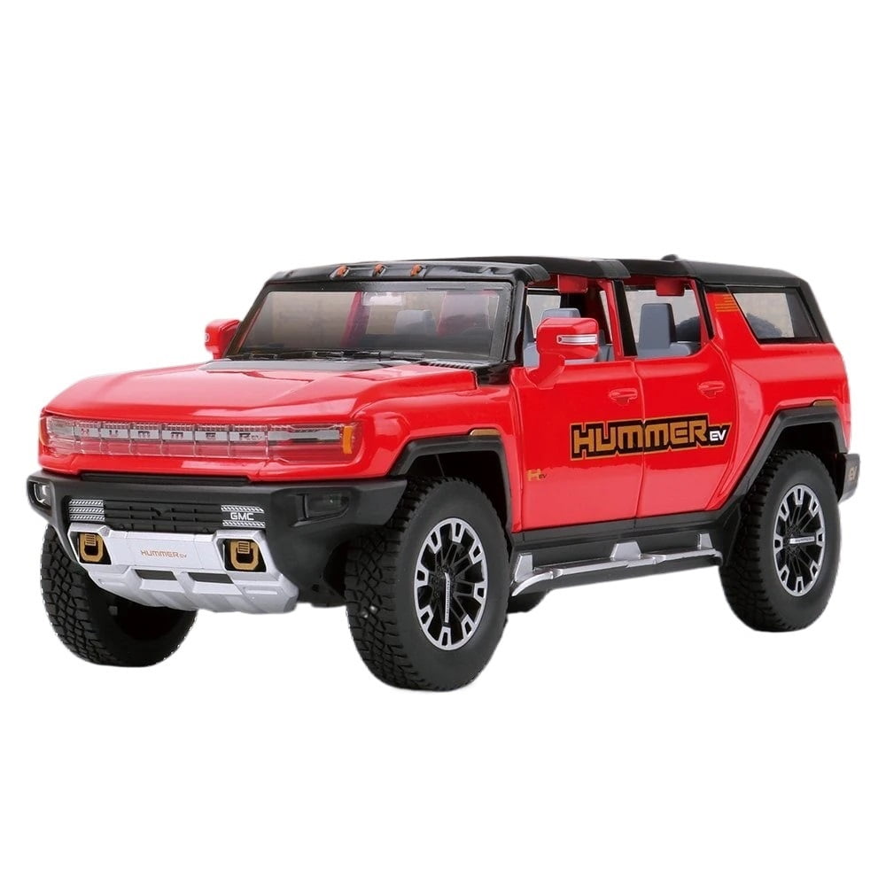 1:24 Hummer EV SUV Off-Road Alloy Car Die Cast Toy Car Model Sound and ...