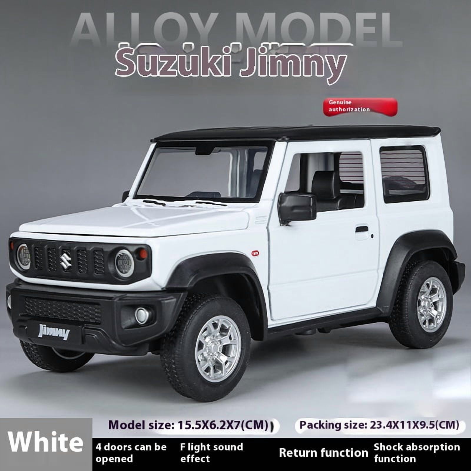 1:24 Jimny Off Road SUV Alloy Metal Diecast Model Vehicle Sound & Light ...