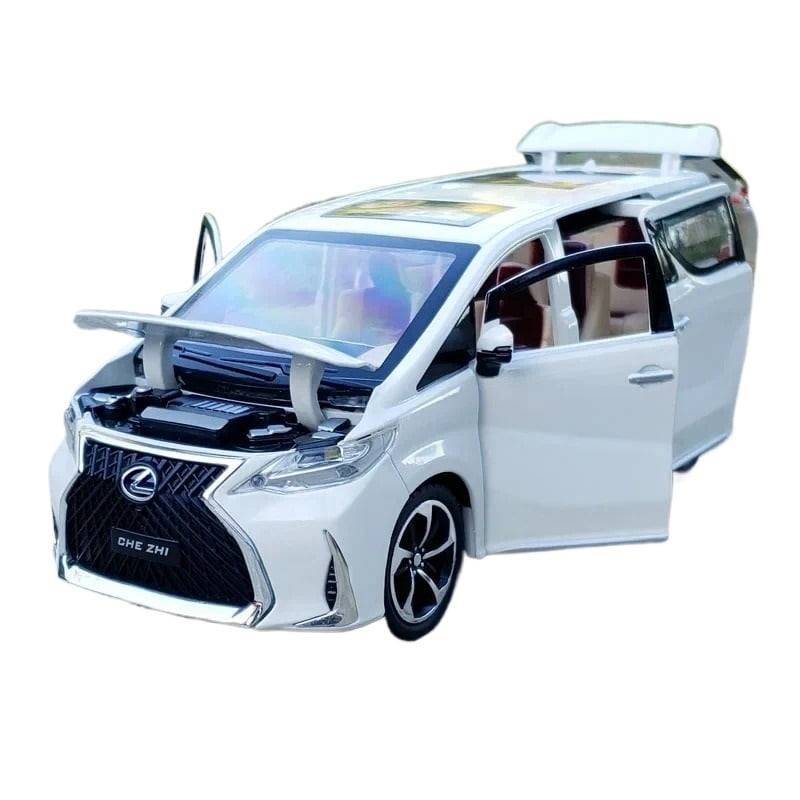 1:24 LEXUS LX570 SUV ES300 LM300H Alloy Car Model Diecasts Metal Toy Car Collection Sound Light ...