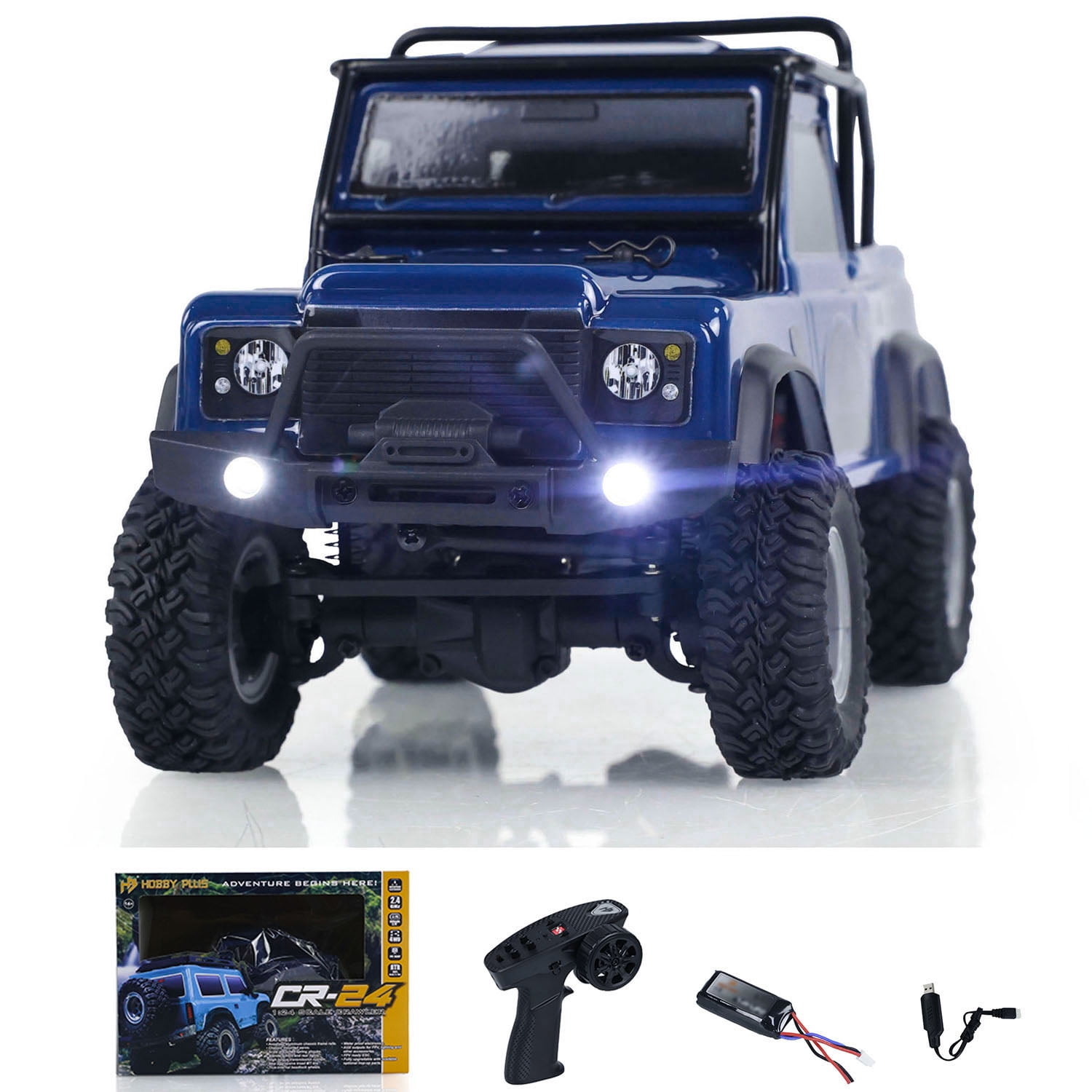 1/24 Mini Remote Control Climbing Crawler Car 4x4 4WD RC Off-road ...