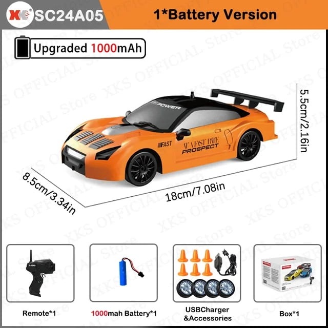 1/24 RC Car AE86 GTR Subaru Model 2.4G Remote Control 4WD Off Road High ...