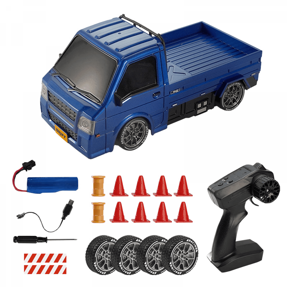 1/24 RC Drift Car for Kids, Remote Control Car with Drifting & Racing ...