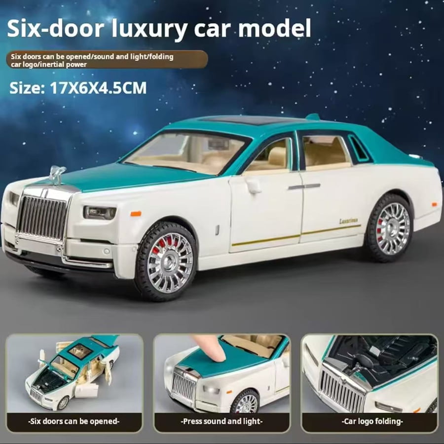 1:24 RR Simulation Rolls-Royce Phantom Model Car Model Ornaments Luxury ...