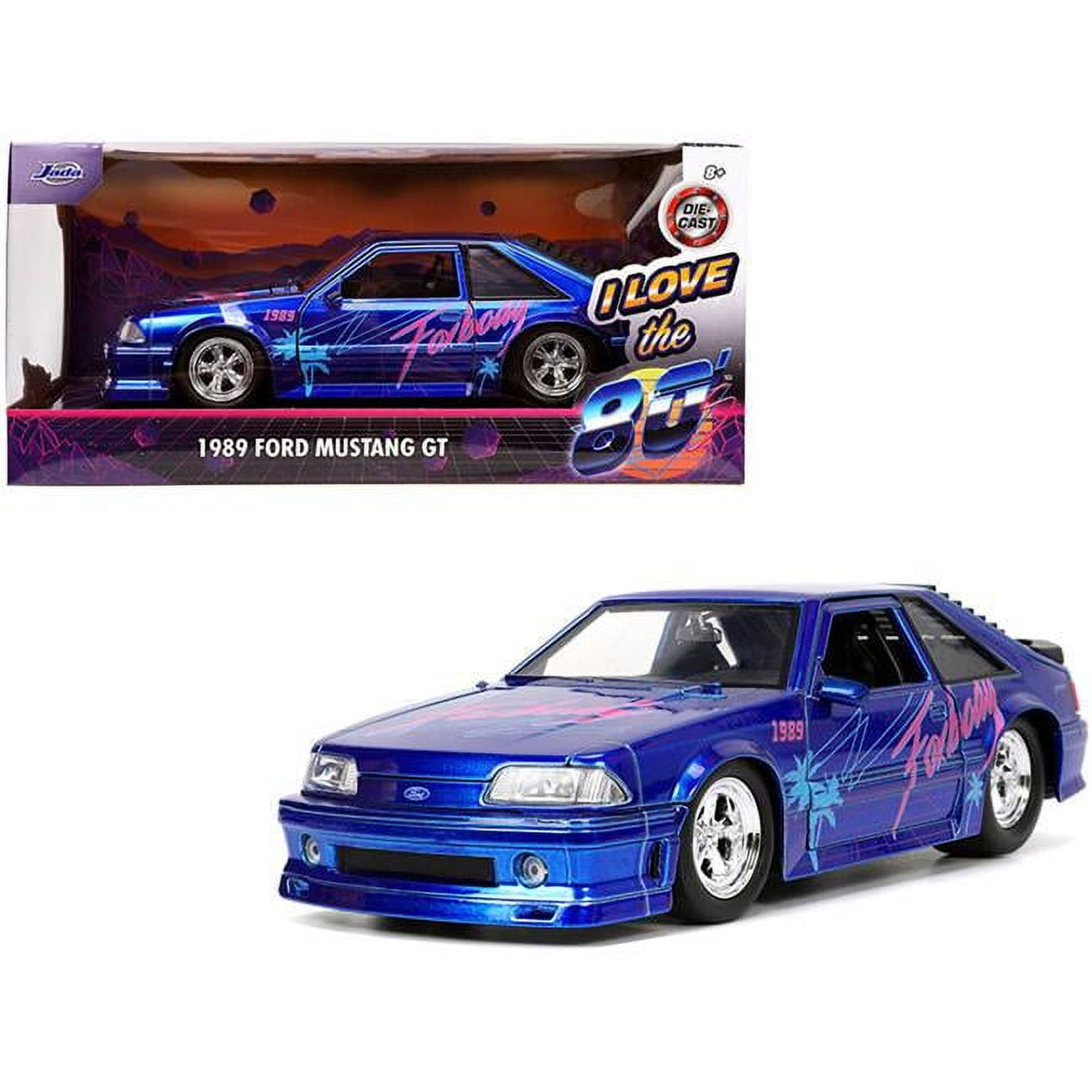 1-24 Scale 1989 Ford Mustang GT Fox Body with Graphics I Love the 1980 ...