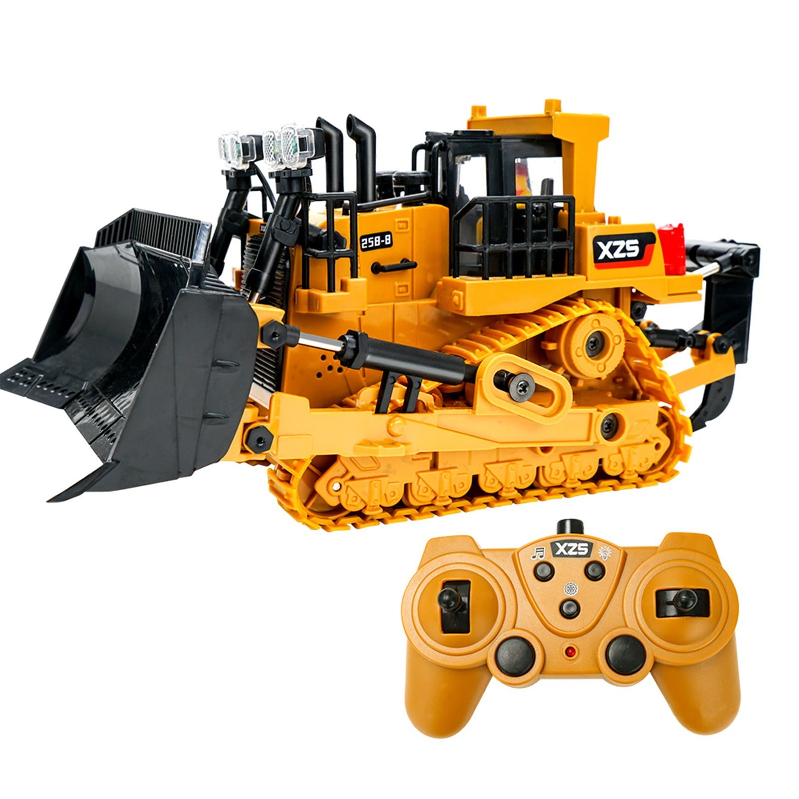 1:24 Scale 2.4G 9CH Remote Control Bulldozer Tractor Truck - Walmart.com