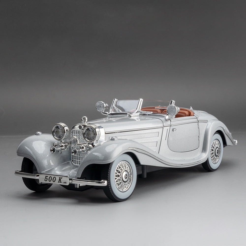 1:24 Scale 500K Car Model Toy Alloy Diecast Sound Light Pull Back Shock ...