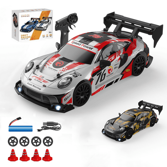 1/24 Scale RC Drift Car for Adults, 2.4G 4WD High-Speed RC Sport Car ...