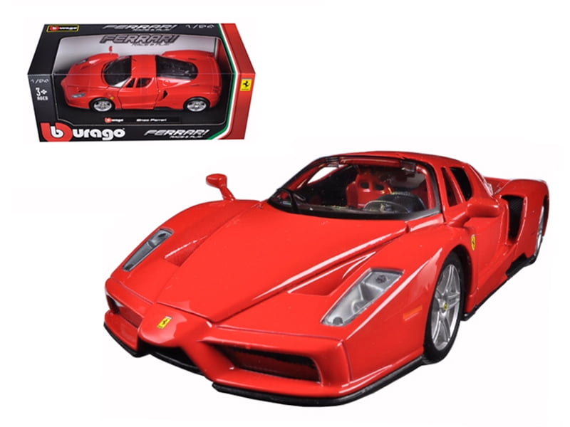 Bburago Ferrari Enzo Red 1-24 Diecast Model Toy Car with Detailed ...