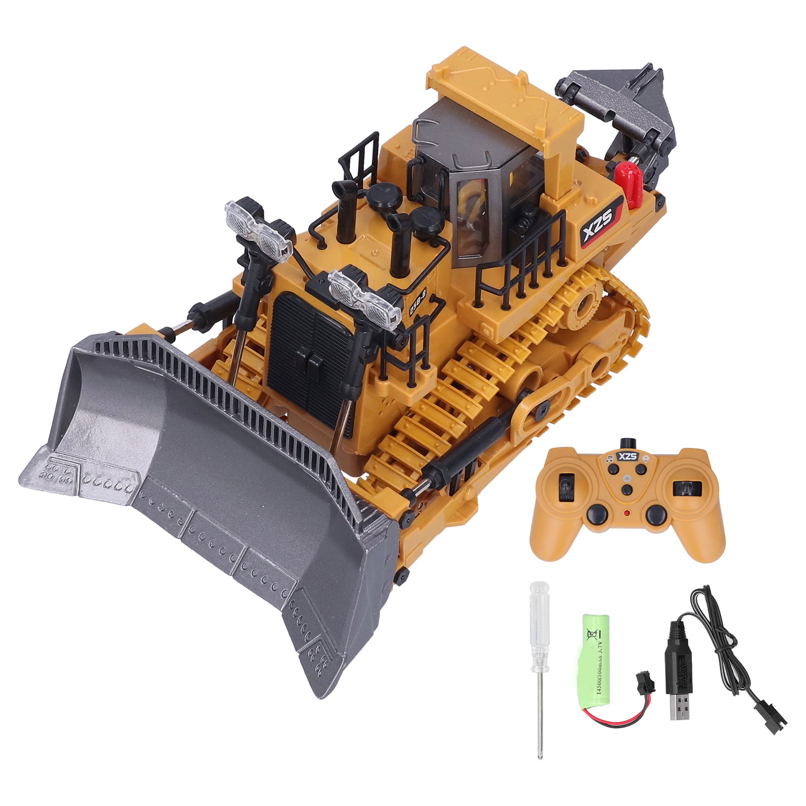 1:24 Scale Remote Control Front Loader Construction Vehicle Toy Kids 9 ...