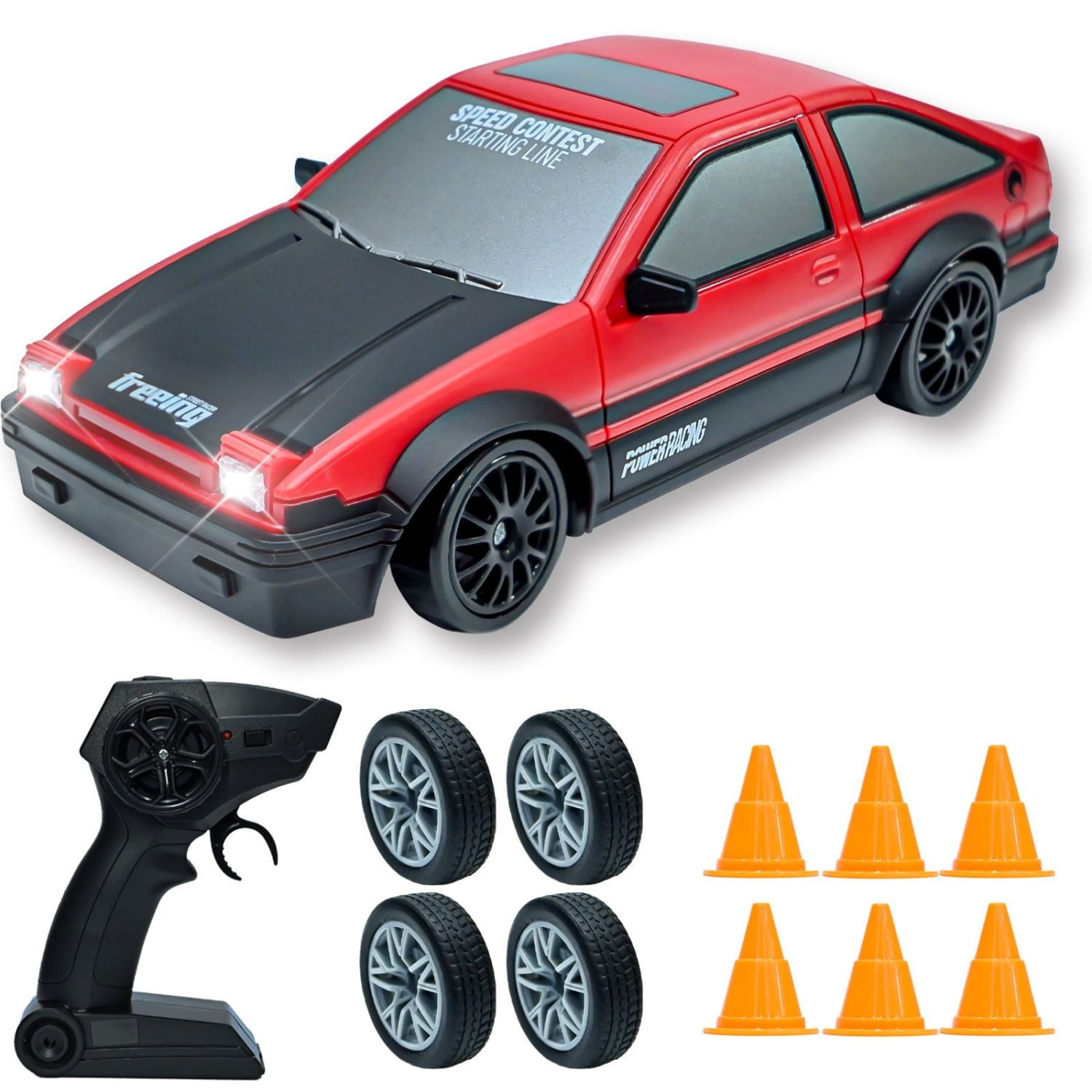1: 24 Simulation 4WD Drift Car E-commerce Box - Walmart.com