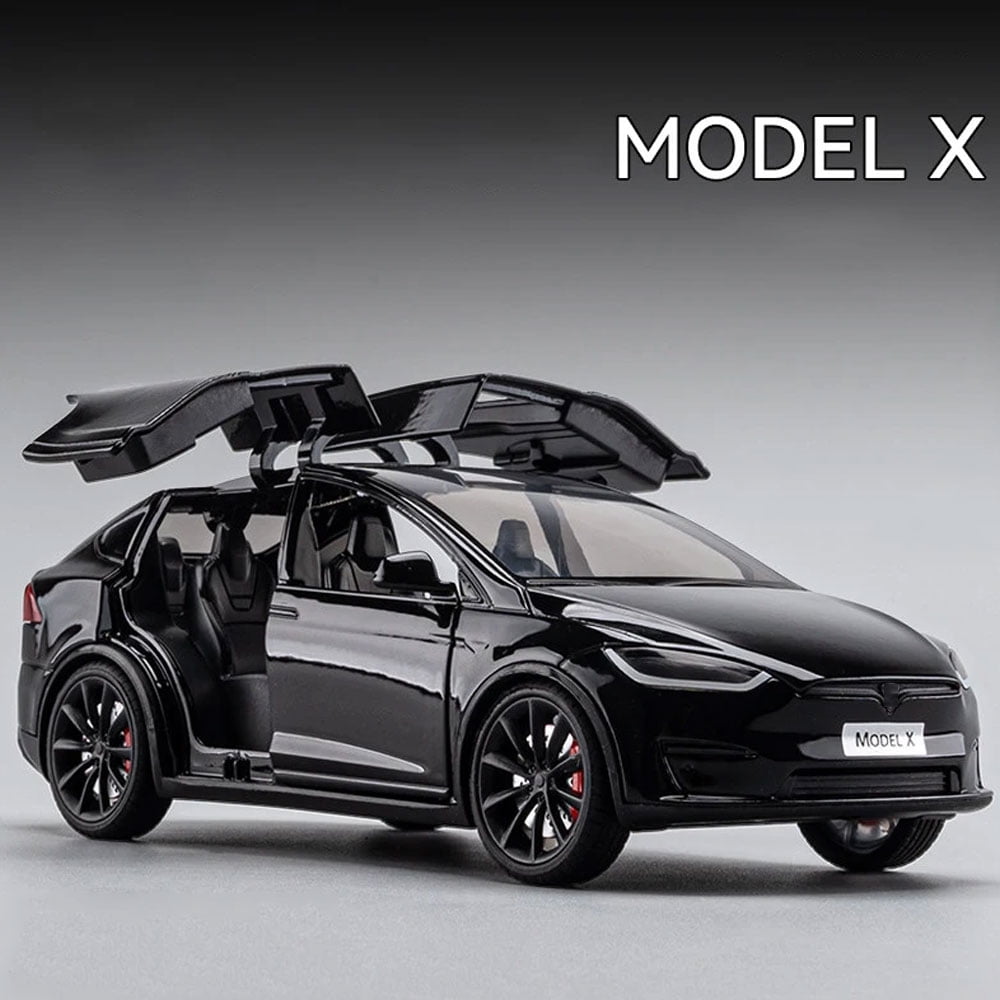 1:24 Tesla Model Y Model 3 Tesla Model S Alloy Die Cast Car Model Sound ...