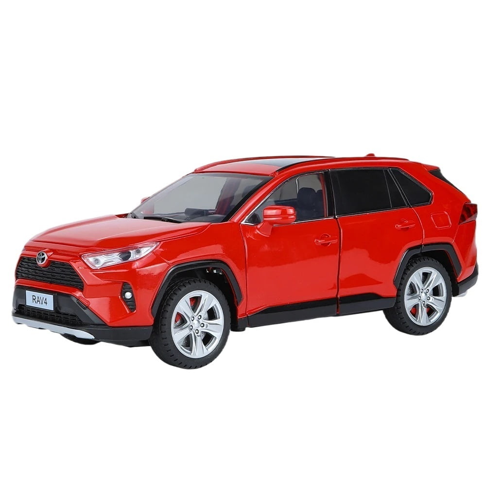 1:24 Toyota RAV4 SUV Alloy Cast Toy Car Model Sound and Light Toy ...