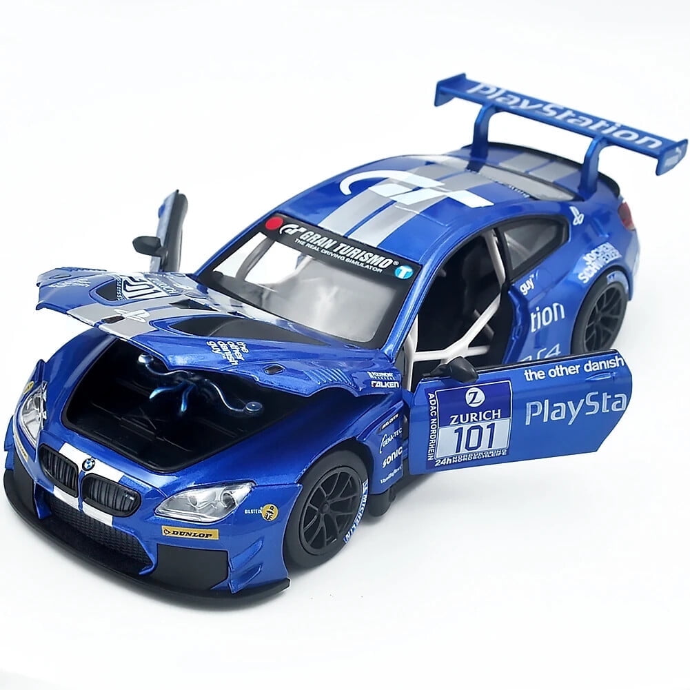 1: A 24 scale BMW M6 GT3 alloy die-casting car model with door opening ...