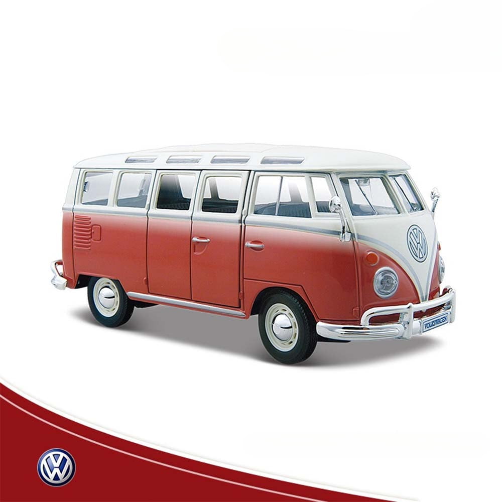 1: 24 scale bus alloy car model metal car model ornament - Walmart.com