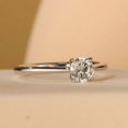 1.25 CT White Gold Diamond Engagement Ring Lab Grown Diamond ...