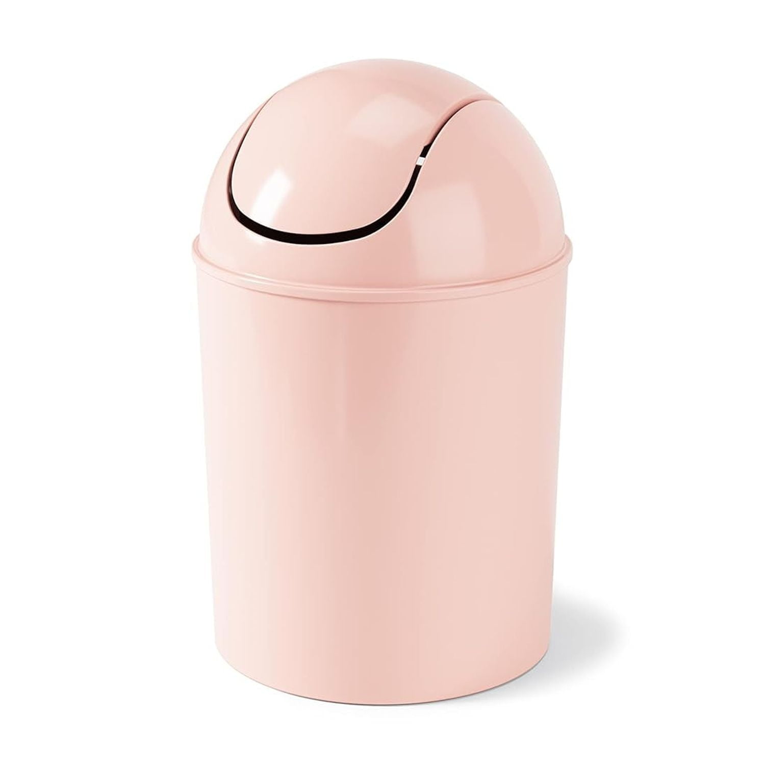 1.25 Gallon Mini Waste Can with Removable Swing-Top Lid - Small Garbage ...