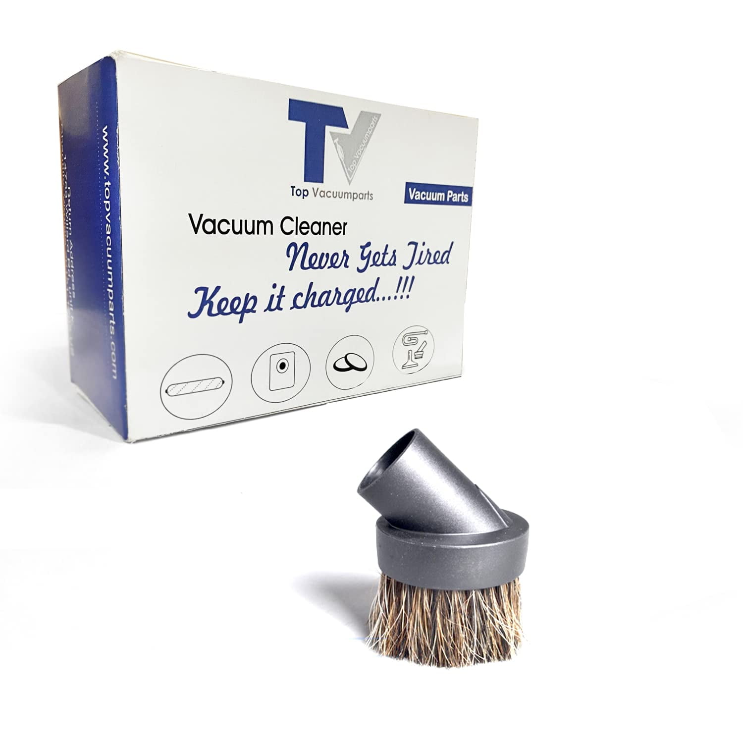 1.25 Inch Round Soft Horse Hair Vacuum Cleaner Dust Brush.1.25" Vacuum ...