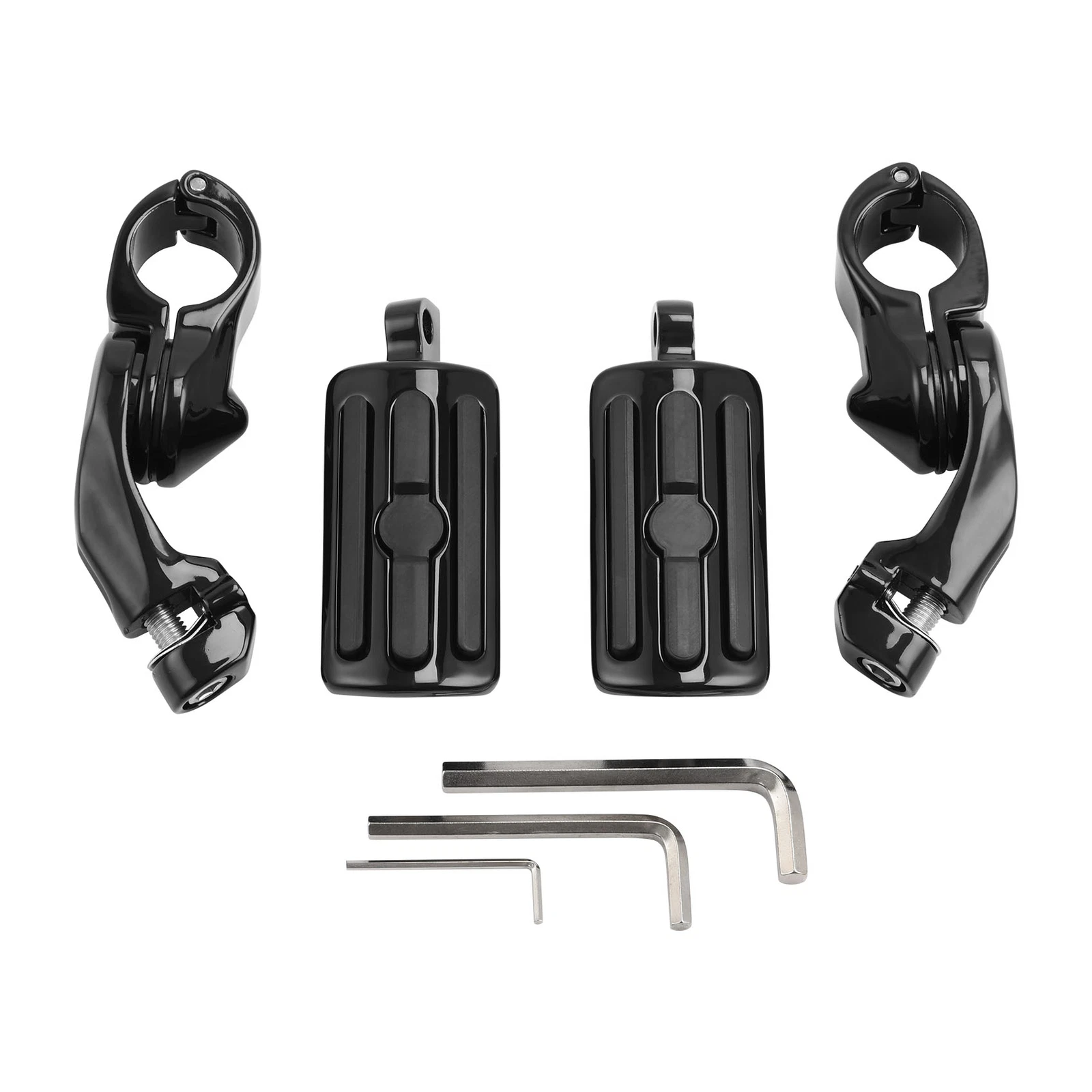 1.25 Inch Universal Highway Foot Pegs Compatible for Harley Touring ...