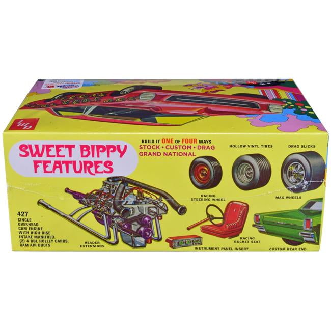 1-25 Scale Skill 2 1966 Ford Galaxie 500 Hardtop Sweet Bippy 4-in-1 Kit ...