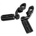1.25" Short Angled Highway Foot Pegs set Easy Install Adjustable ...