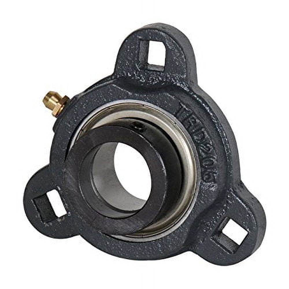 1.25 in 3-Bolt Flange Cast Iron SATRD207-20 Mounted Bearing SA207-20 ...