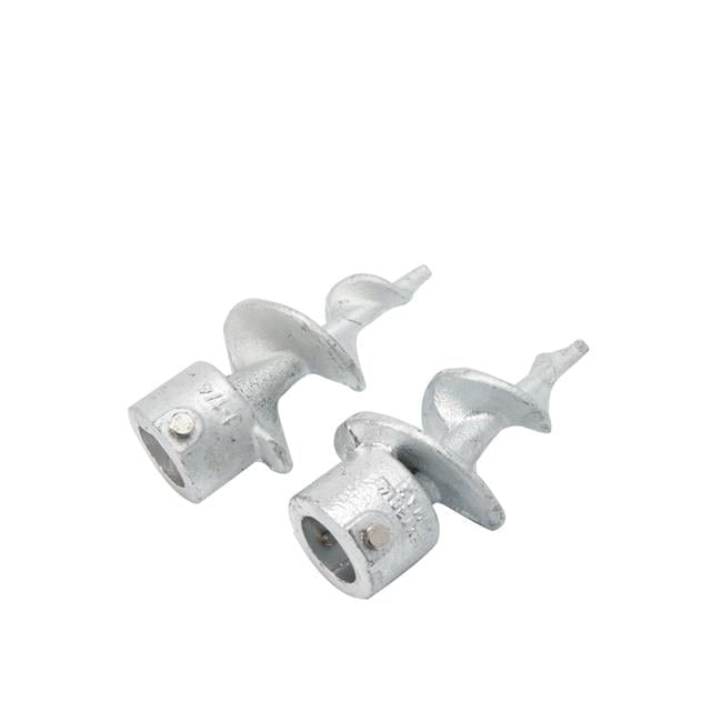 1.25 in. Galvanized Auger Foot for Dock Post - Set of 2 - Walmart.com