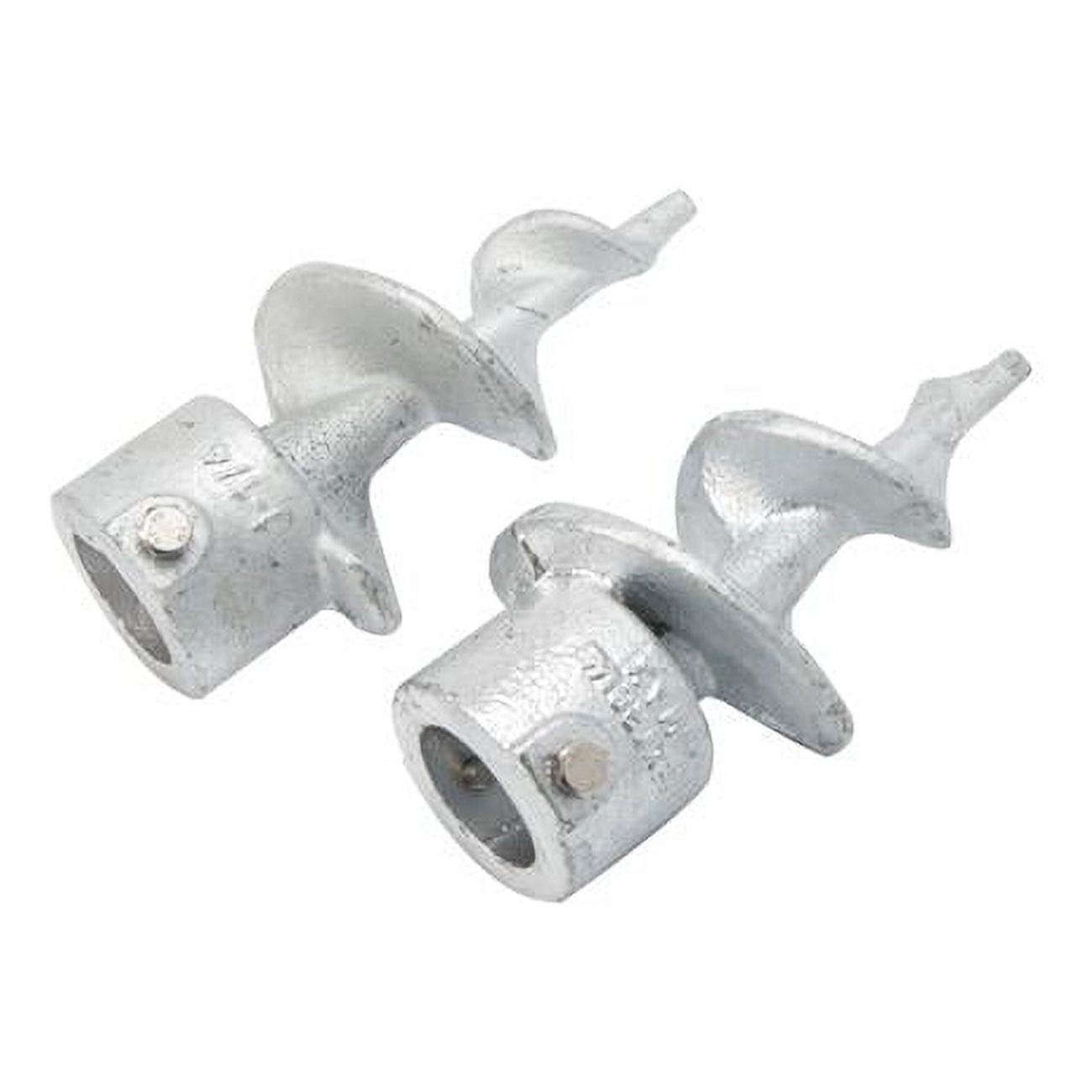 1.25 in. Galvanized Auger Foot for Dock Post - Set of 2 - Walmart.com