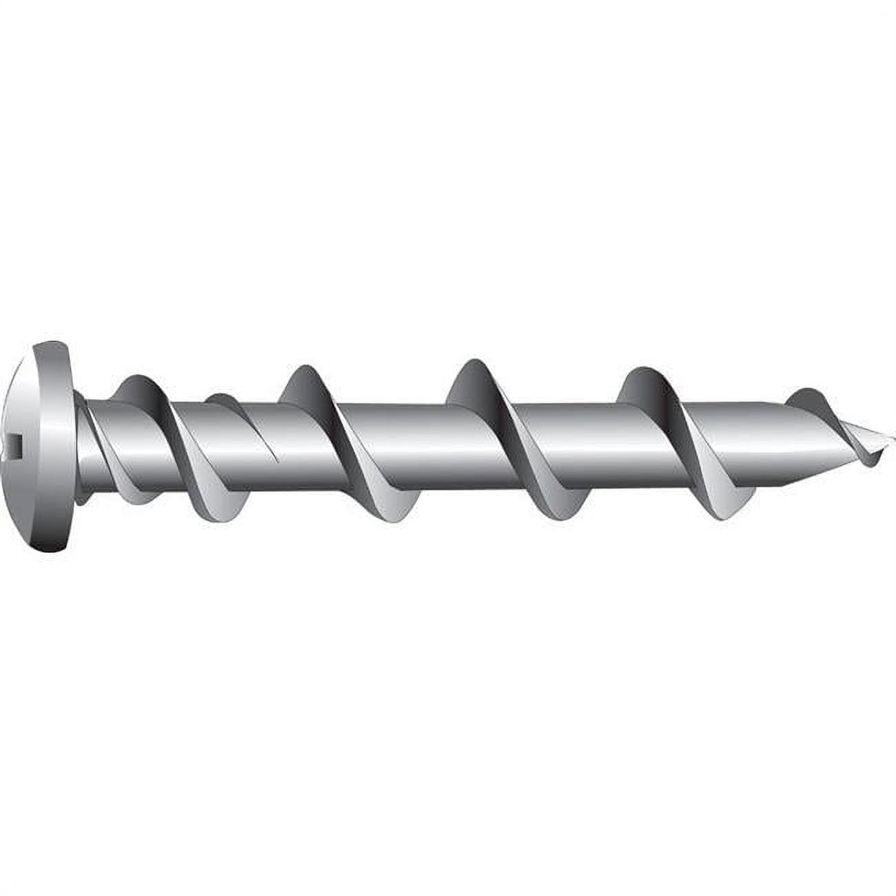 1.25 in. Phillip Wall Dog Screw & Anchor White- pack of 10 - Walmart.com