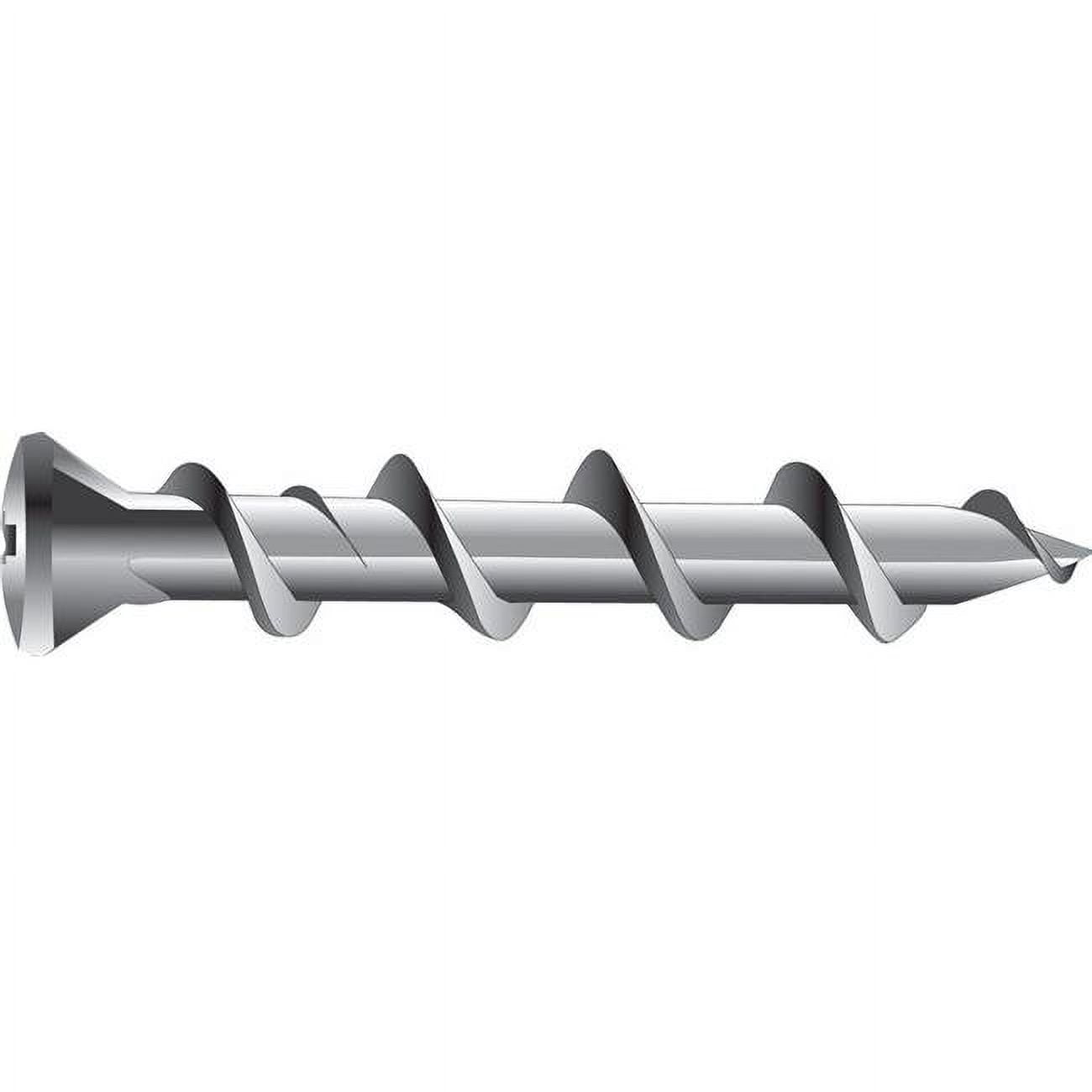 1.25 in. Wall Dog Screw & Anchor White- pack of 10 - Walmart.com