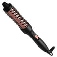 1.25 inch Curling Iron Brush Volumizing Brush Heated Round Brush ...