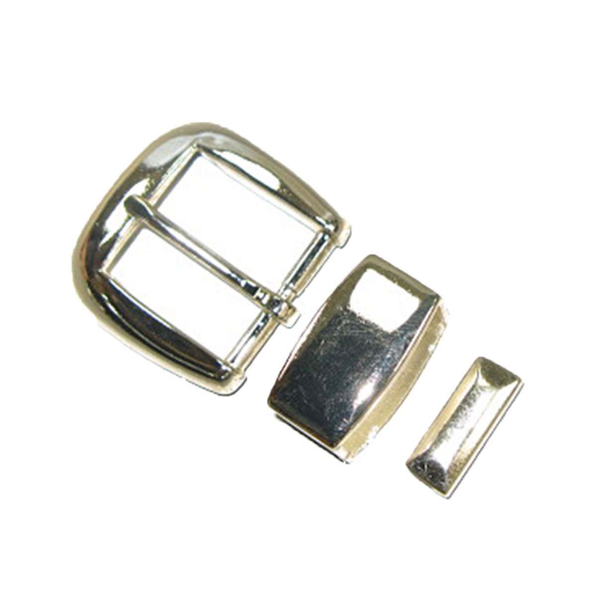 1" (25 mm) Simple Silver Buckle Set - Walmart Business Supplies