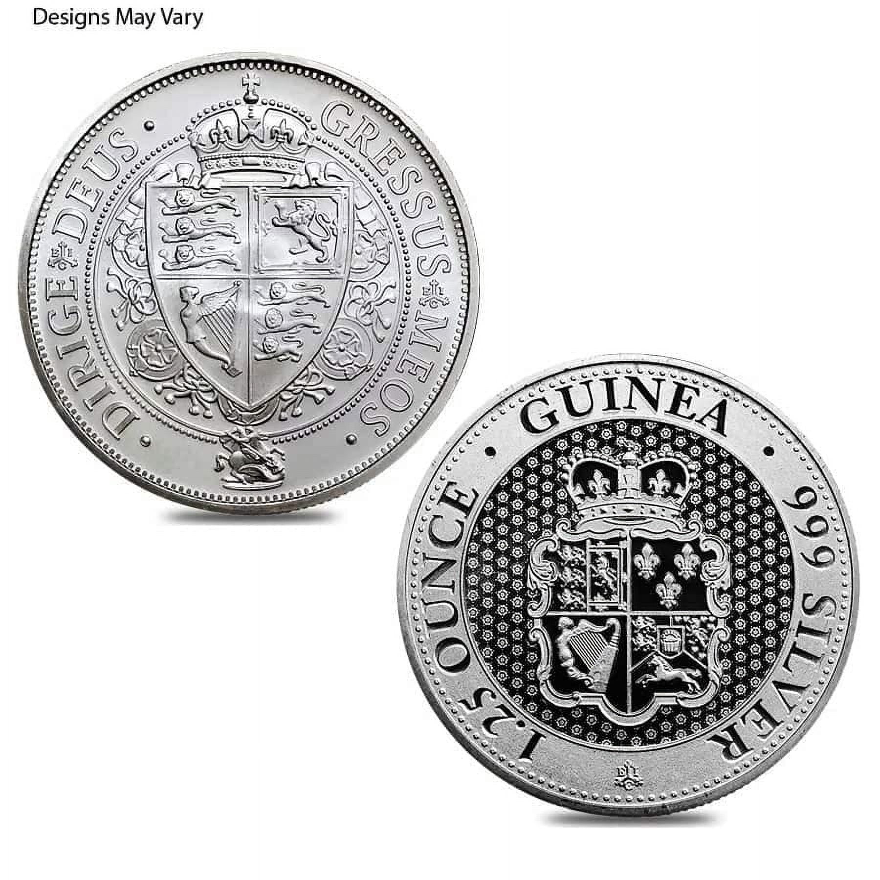 1.25 oz St. Helena Silver Guinea Coin BU (Random Year) - Walmart.com