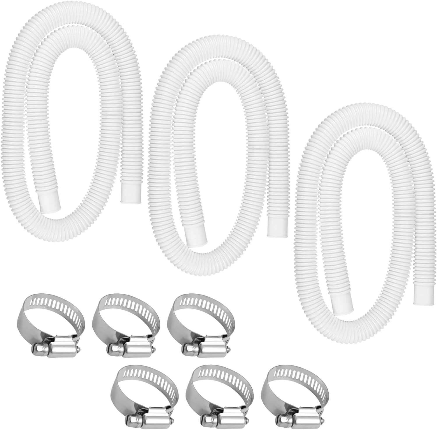 1.25" x 59" Pool Hoses Replacement for Above Ground Pools -1-1/4 ...