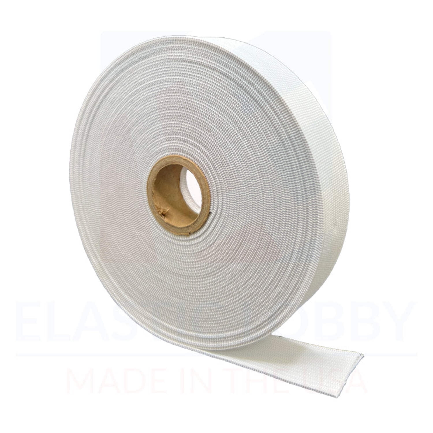 1" (25mm) White Knitted Elastic - US Made - 5 yards - Walmart.com