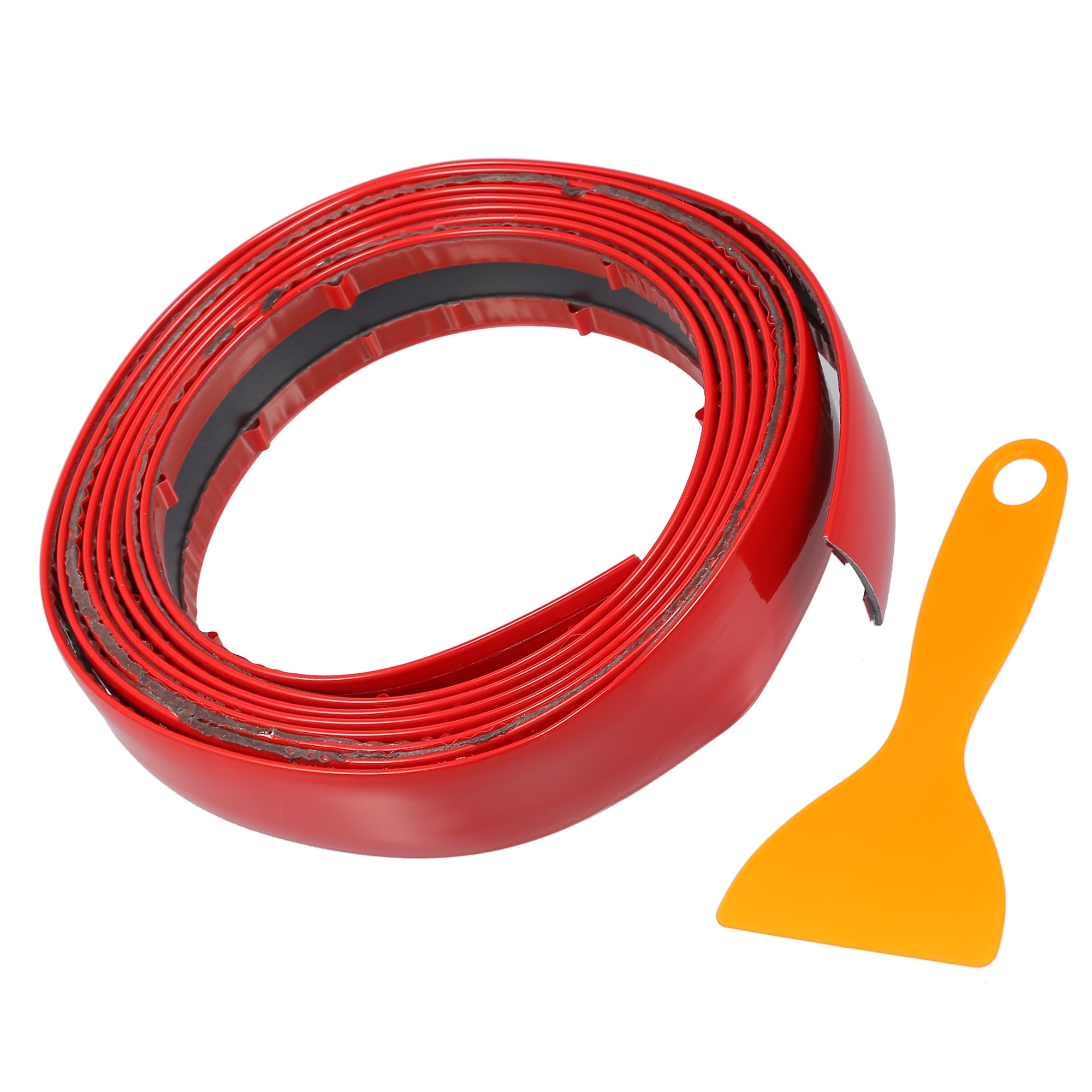 1" 25mm Width Self Adhesive Car Door Window Bumper Trim Strip Sticker ...