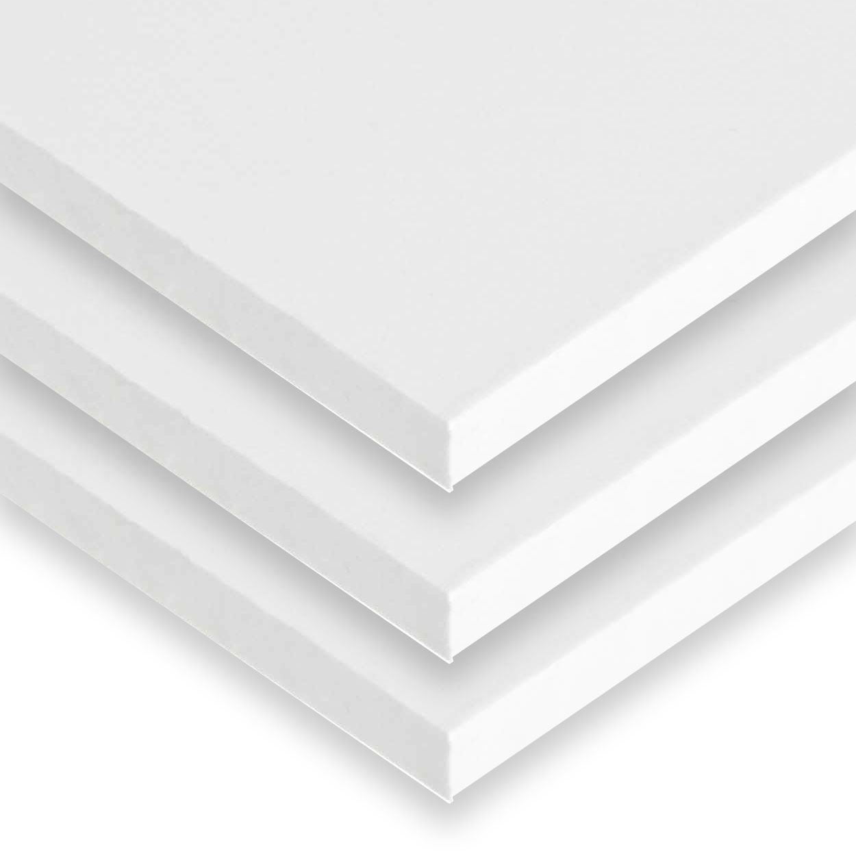 1" (25mm) x 24" x 48" (3 Pack), PVC Expanded Plastic Sheet, White ...