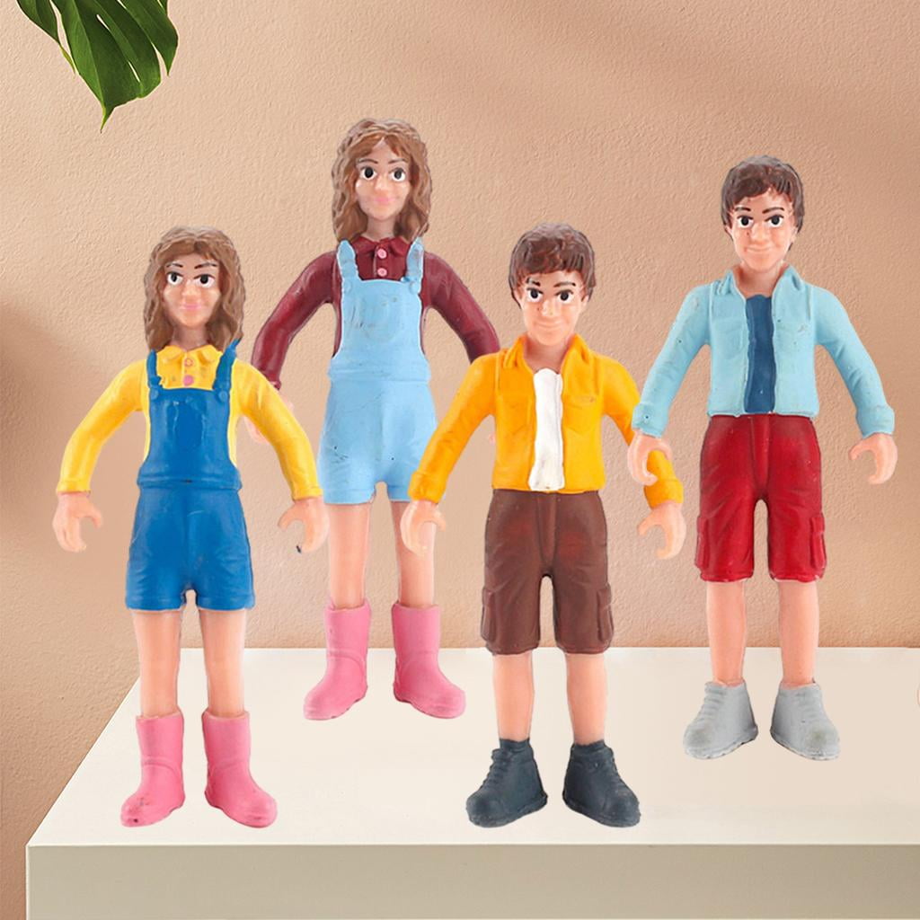 1:25th Figures Peolple Model Hand Painted Diorama Miniature Model Girls ...