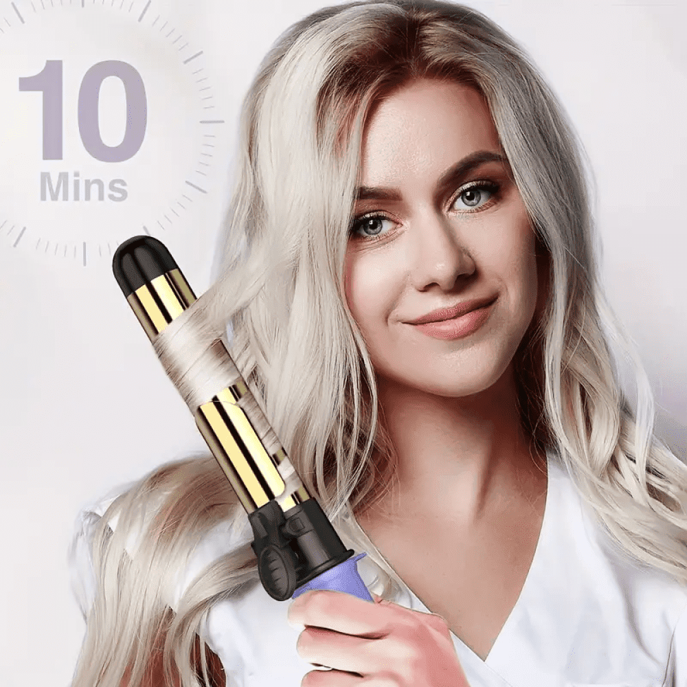 1.26 Inch Rotating Curling Iron, Automatic Hair Curler Self Curling ...