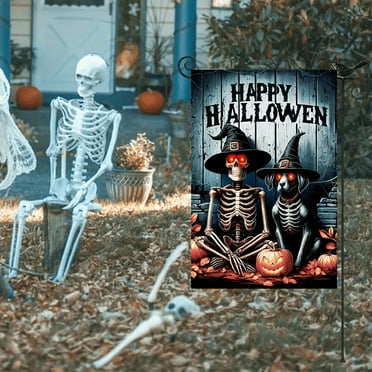 Toland Home Garden Jack Pumpkin Fall Halloween Flag Double Sided 28x40 ...