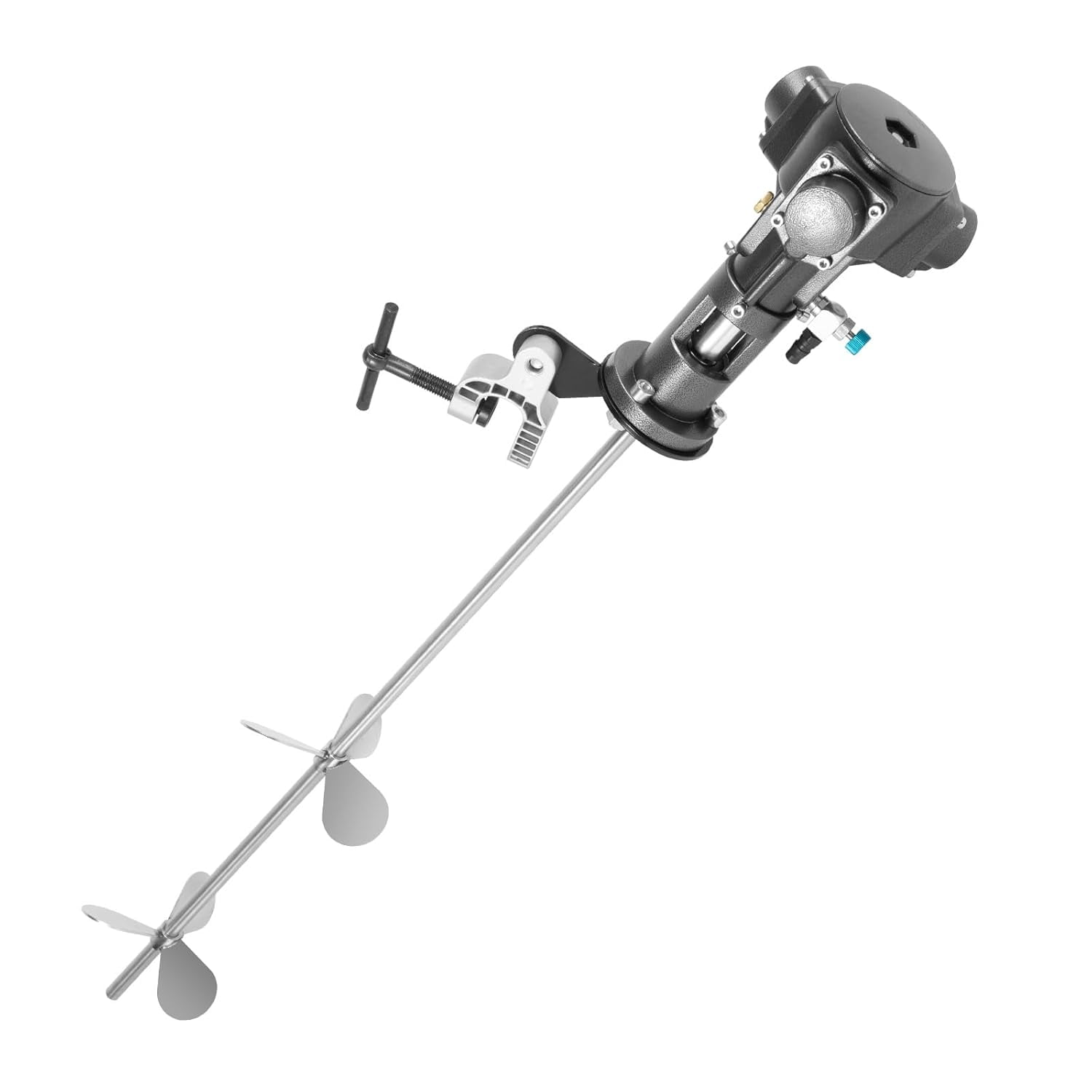 1/2HP 50 Gallon Pneumatic Bracket Mixer, Stainless Steel Automatic ...