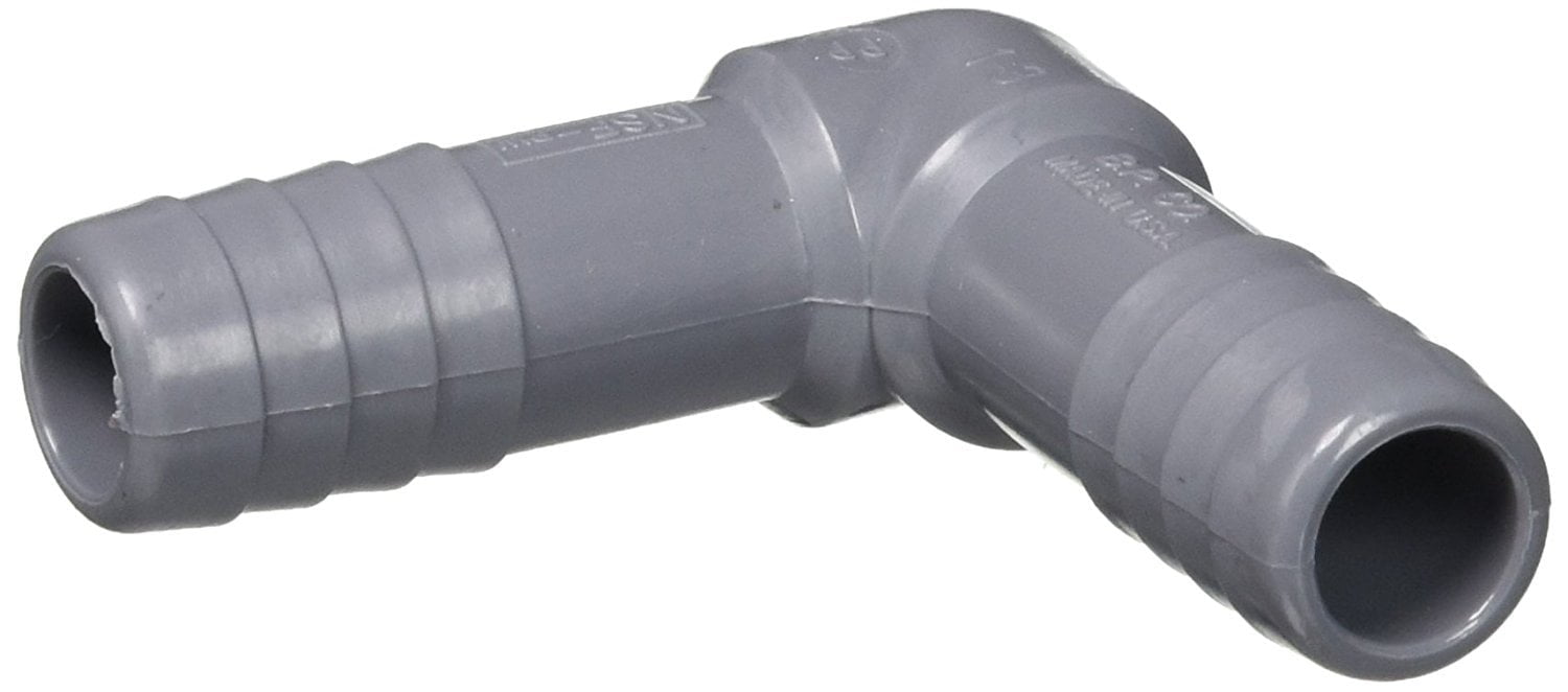 1/2In Plastic Insert Elbow Genova Products Insert Fittings 350705 038561357059 - Walmart.com