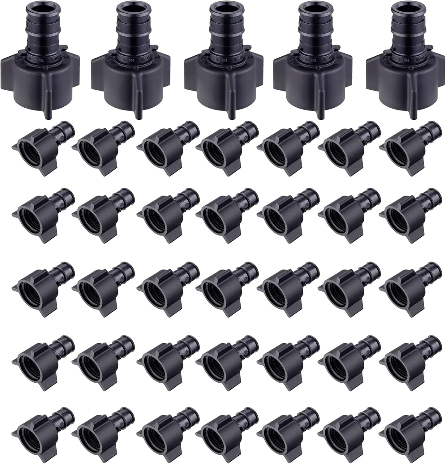 1/2Inch Poly PEX A Expansion Fitting,40 Pack Female Swivel Adapter PPSU PEX F1960 Fittings,1/2 ...