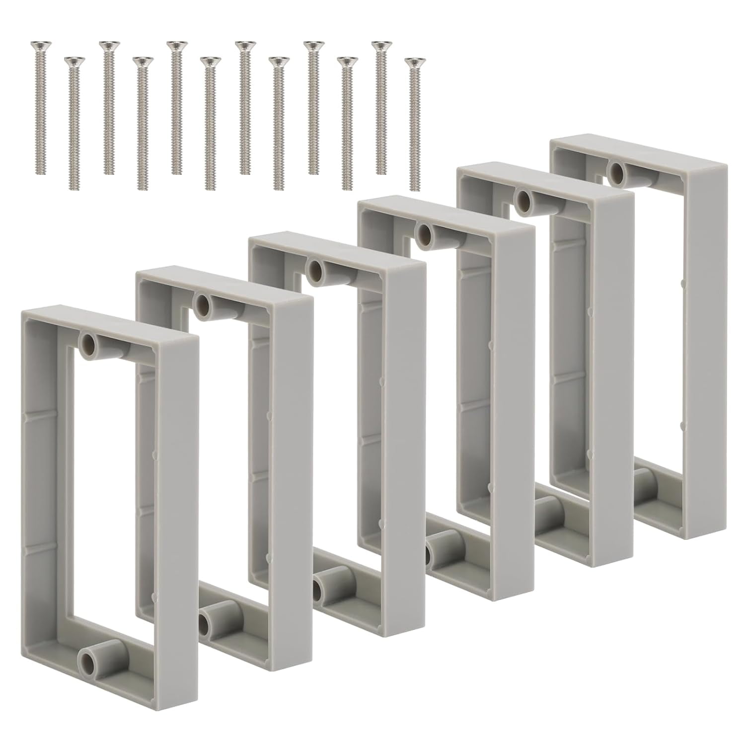 1/2Inch Single Gang Receptacle Outlet Box Extenders,Include 12Screws (6 ...