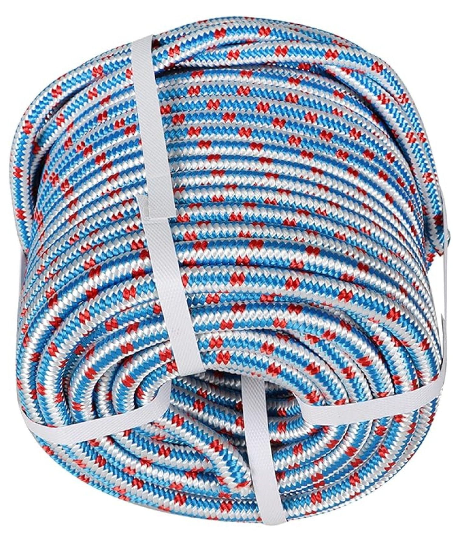 1/2Inch x 150FT Arborist Tree Rope, 16 Strand Braided Polyester Rope ...