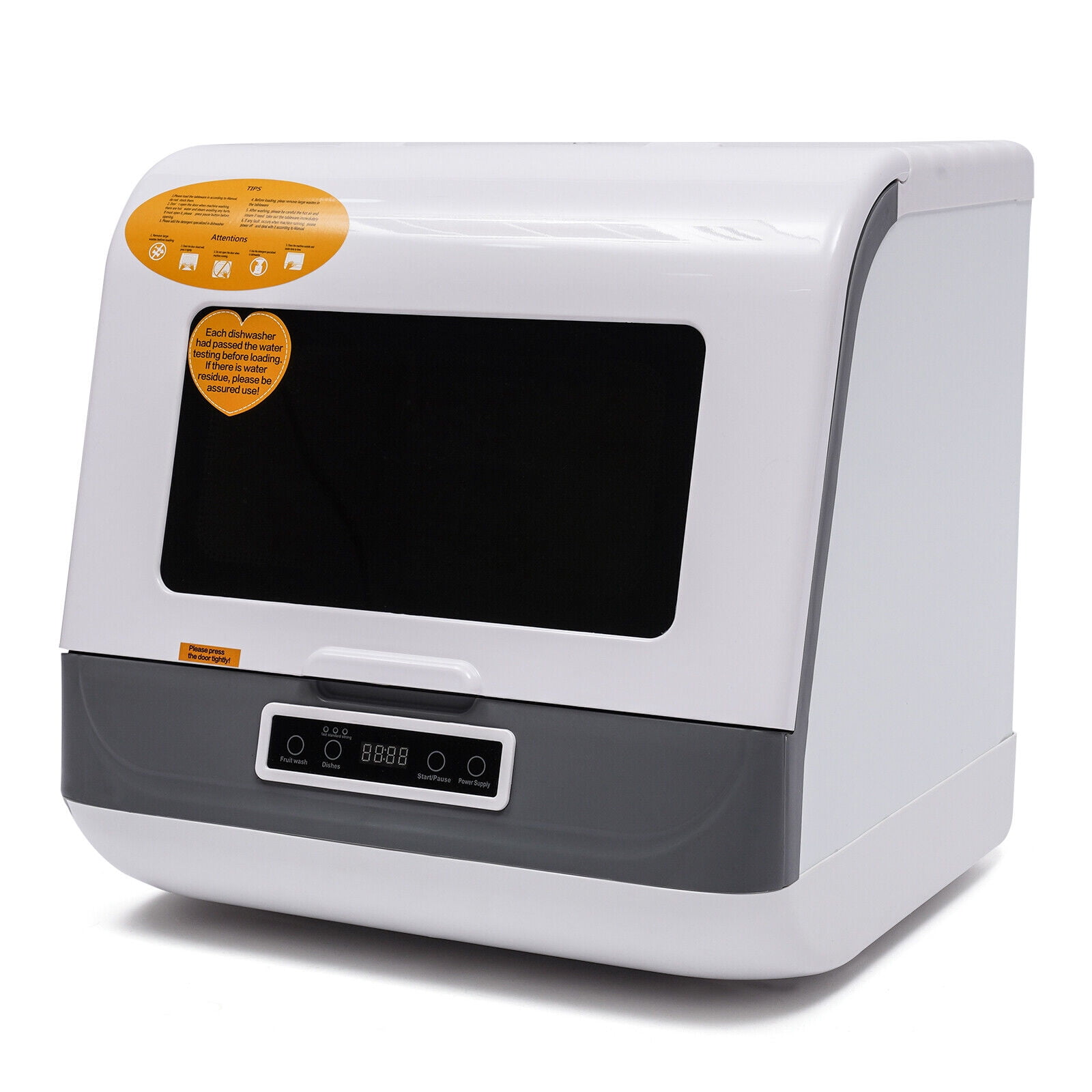 1.2KW Countertop Portable Countertop Dishwasher Compact Dishwasher 3 ...