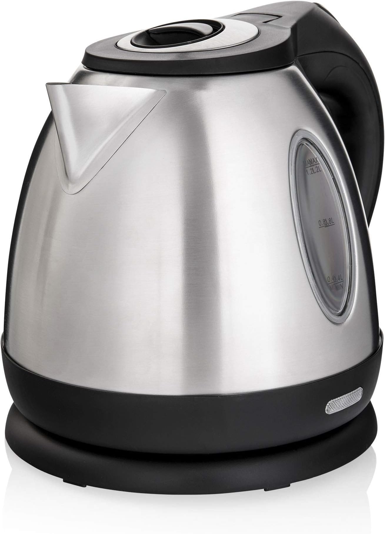 1.2L Stainless Small Kettle, Cordless 1500w Boiling Pot, Portable Hot ...