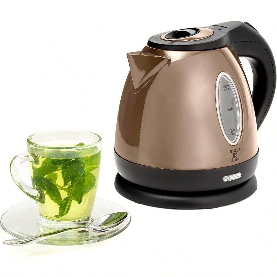 1.2L Stainless Steel Small Electric Kettle Red Color Cordless 1500w ...